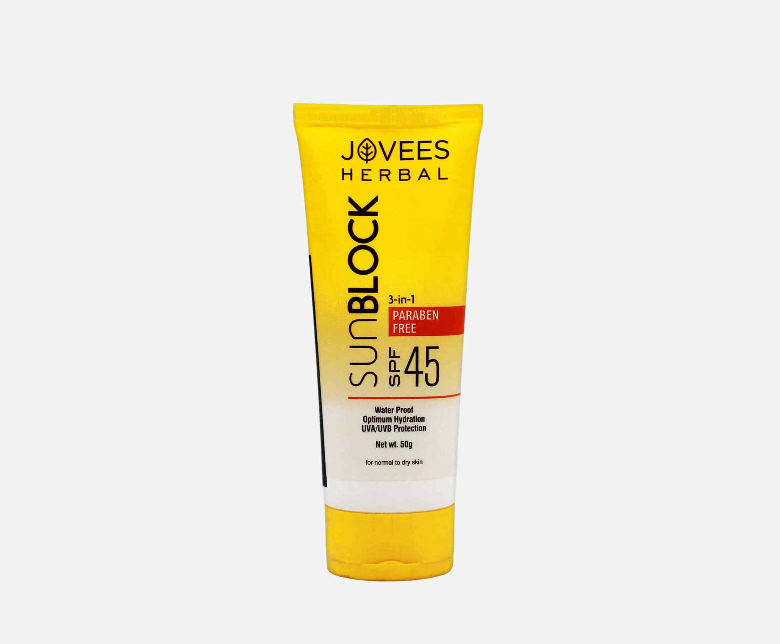 Jovees Sun Block Sunscreen SPF 45 50g | endless.lk