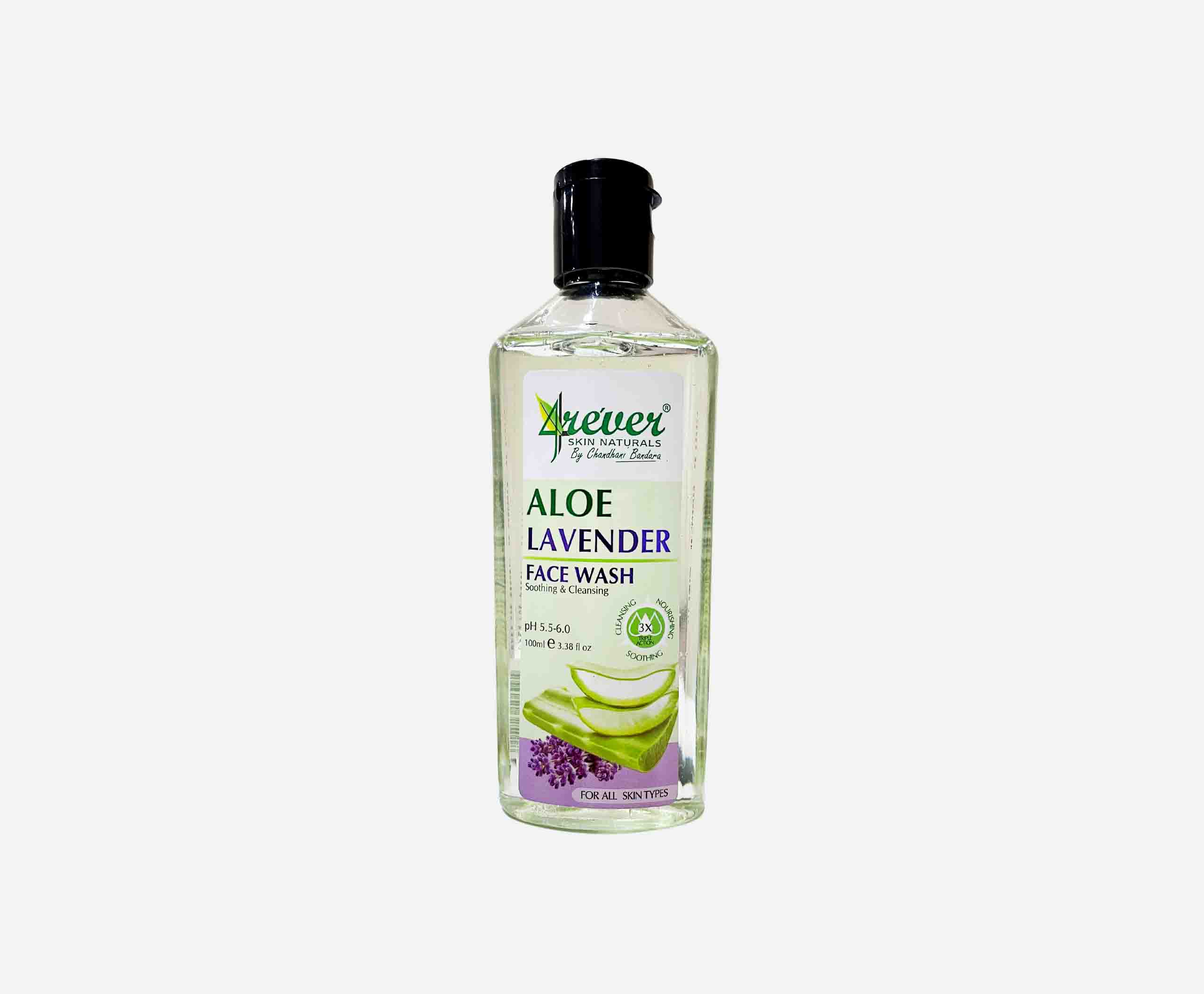 4rever Aloe Lavender Face Wash 100ml | endless.lk