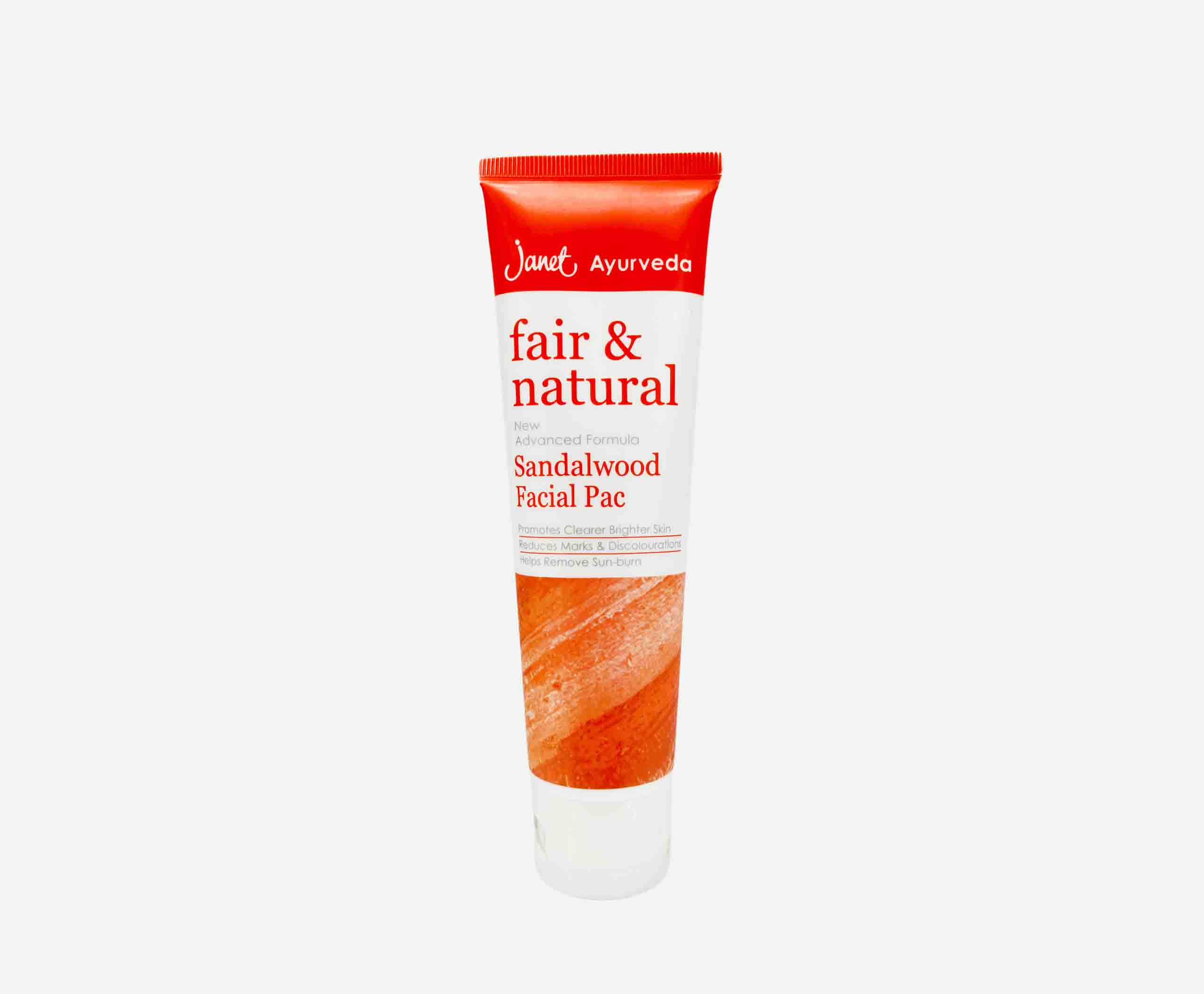 Janet Fair & Natural Sandalwood Pack 225ml | endless.lk