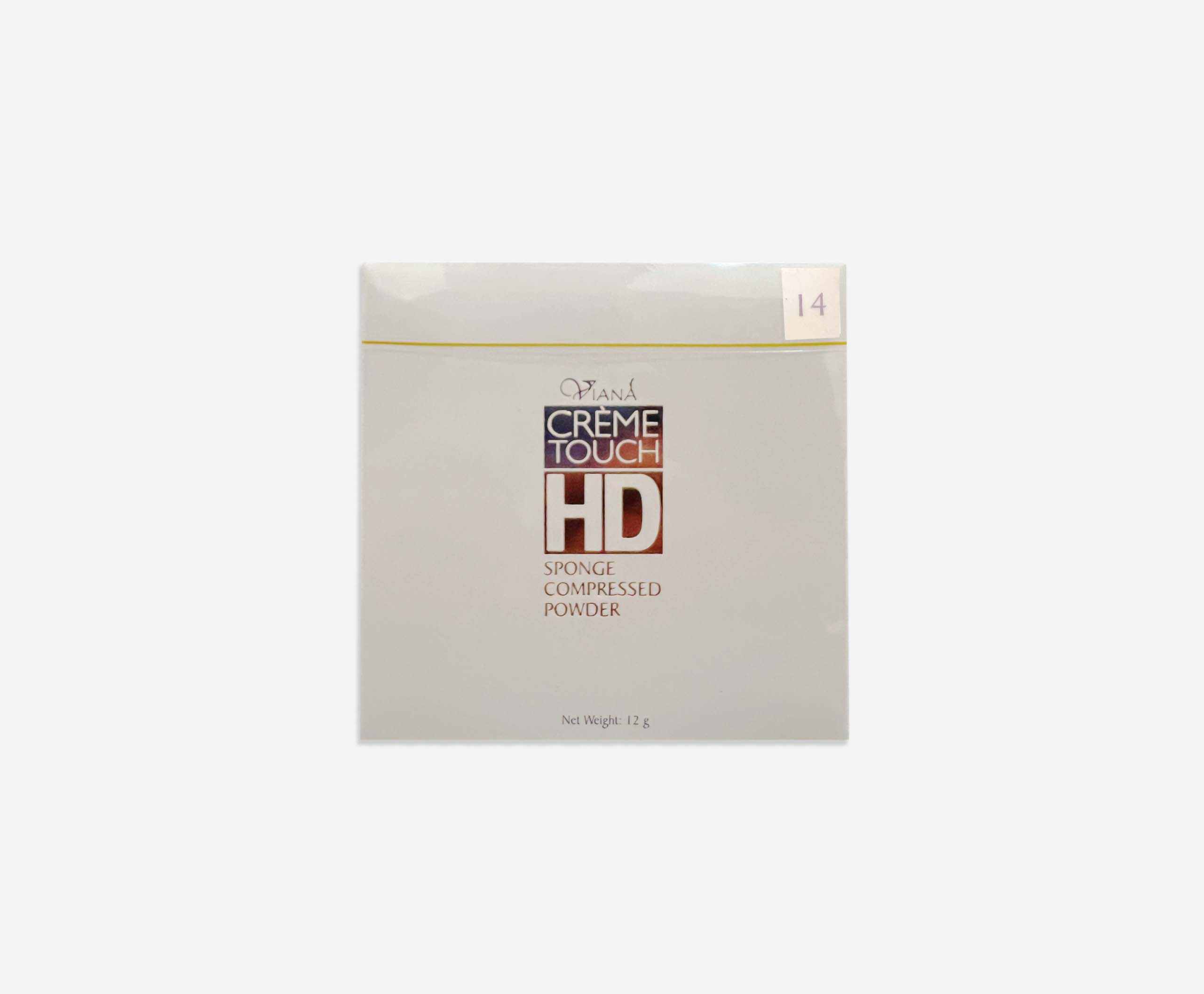 Viana Crème Touch HD Sponge Compressed Powder - 14 Harvest Beige 12g ...